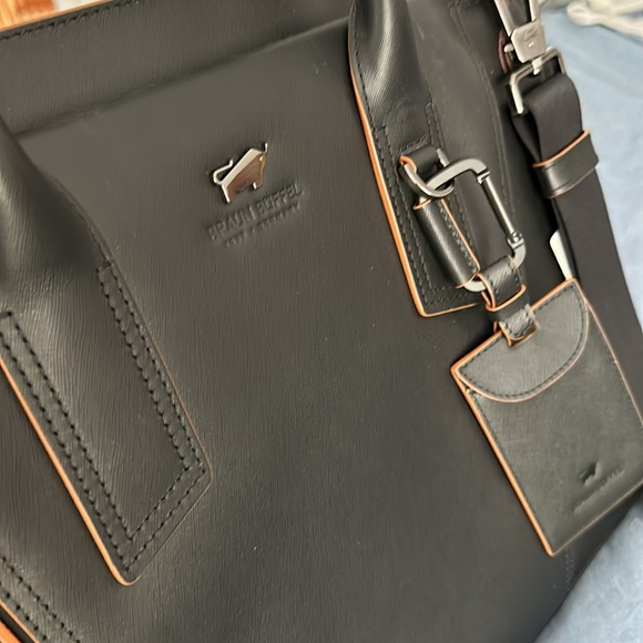 braun buffel | Bags | Nwt Braun Buffel Iconic Carryon Briefcase 0 ...